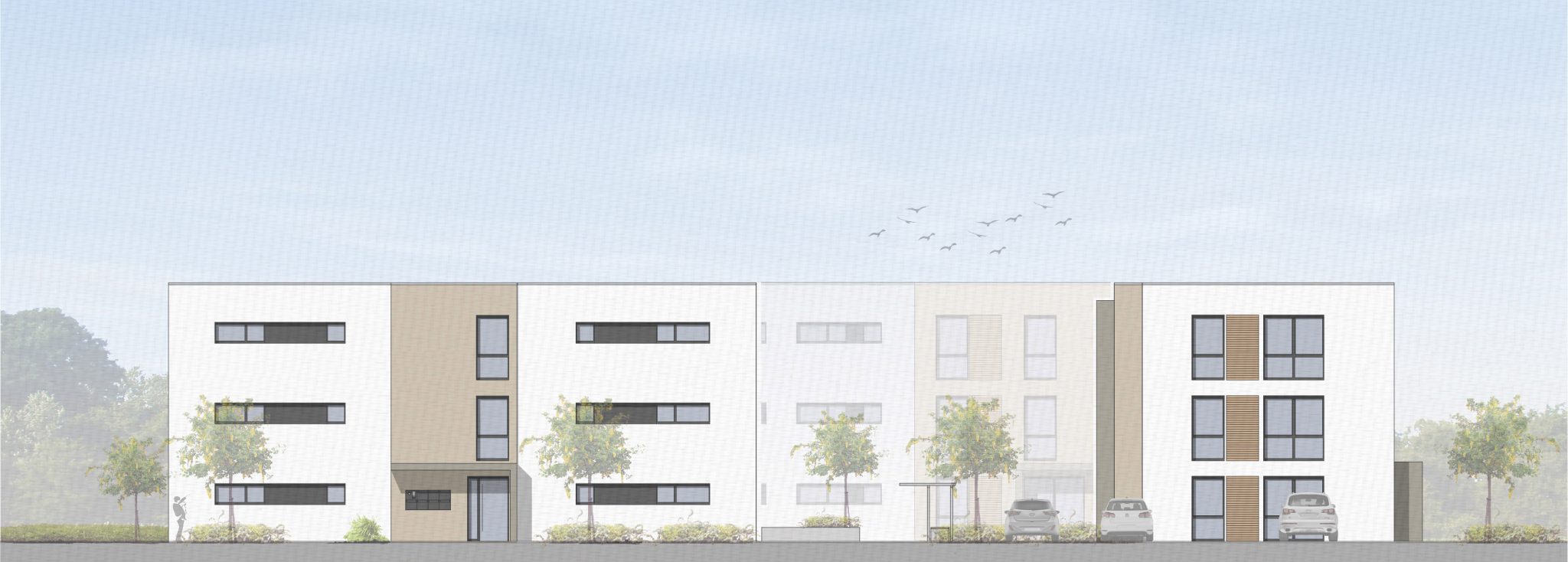 Architektur. Visualisierung von Gebäude-Ansichten. - designbüro kerstin ...